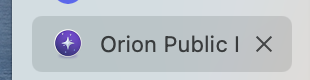 No context menu for vertical tabs. - Orion Public Issue Tracker