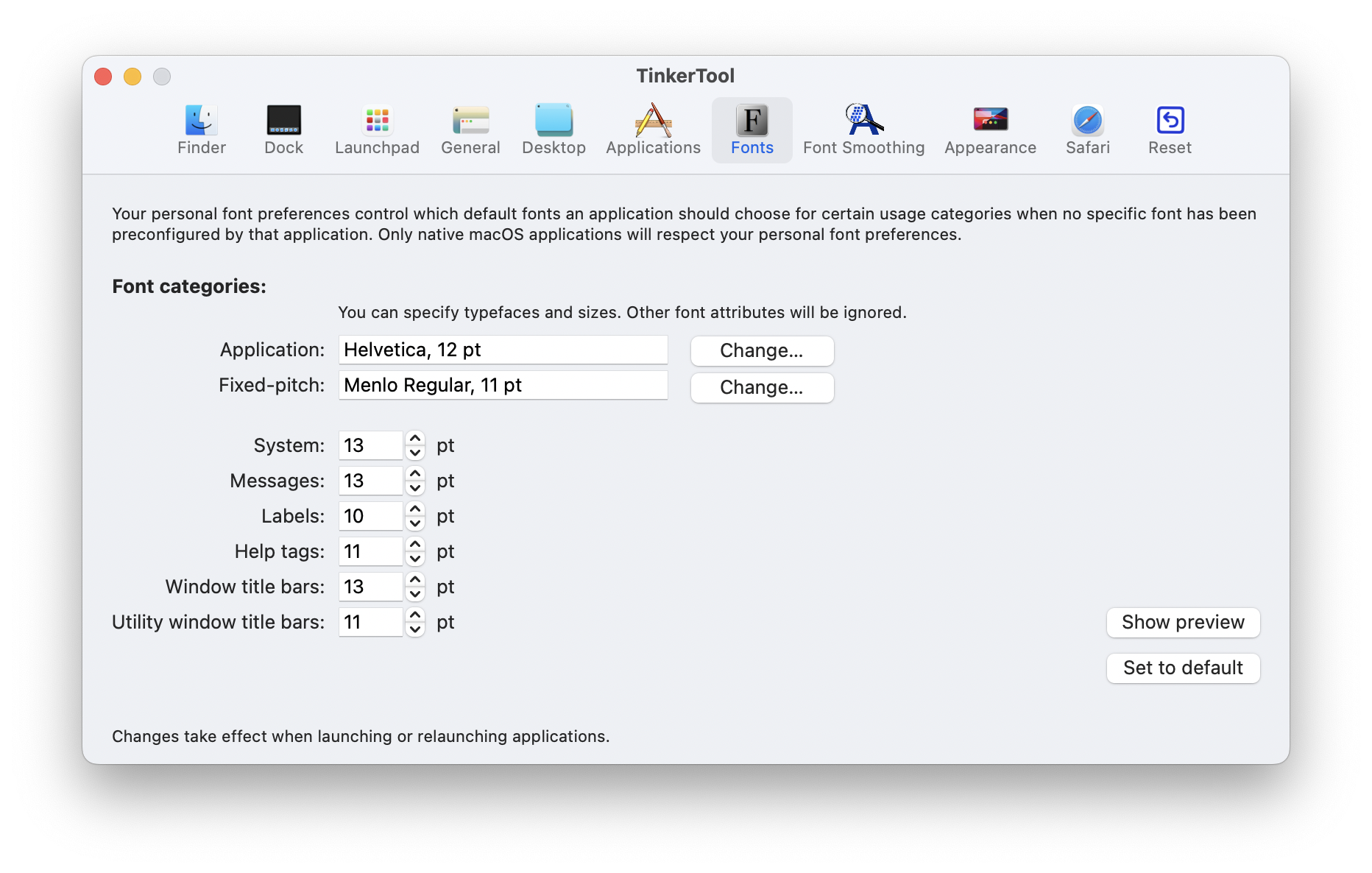 Settings UI For Customizing Font Sizes Orion Public Issue Tracker Settings UI For Customizing Font Sizes Orion Public Issue Tracker
